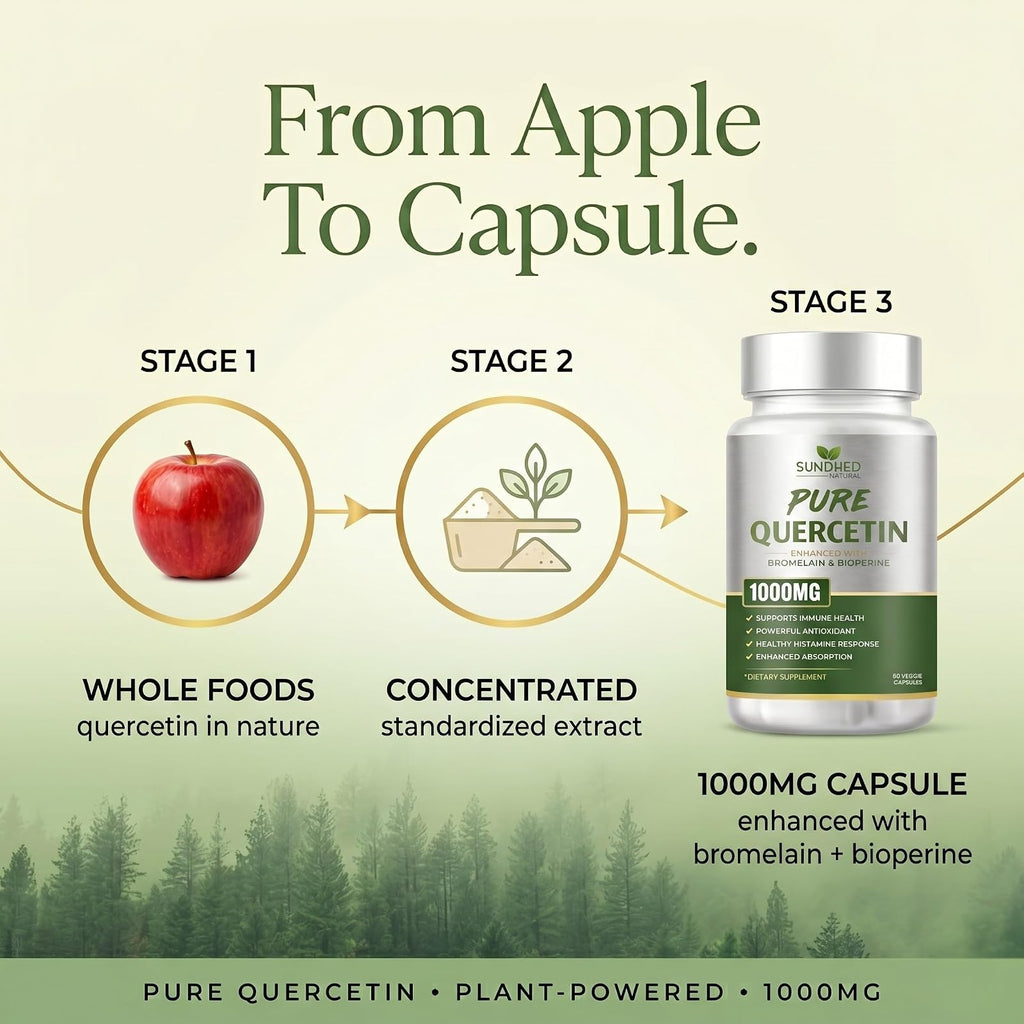 antioxidant-rich quercetin capsules