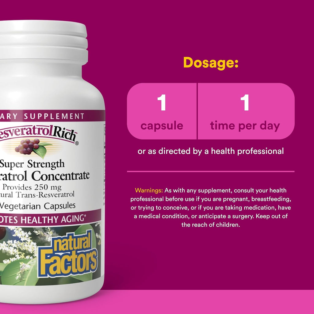 Antioxidant-rich Resveratrol for healthy aging