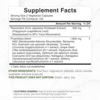 Antioxidant-rich Resveratrol veggie capsules