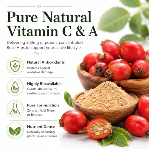 antioxidant-rich rose hips supplement