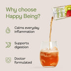 antioxidant rich sparkling tea beverage