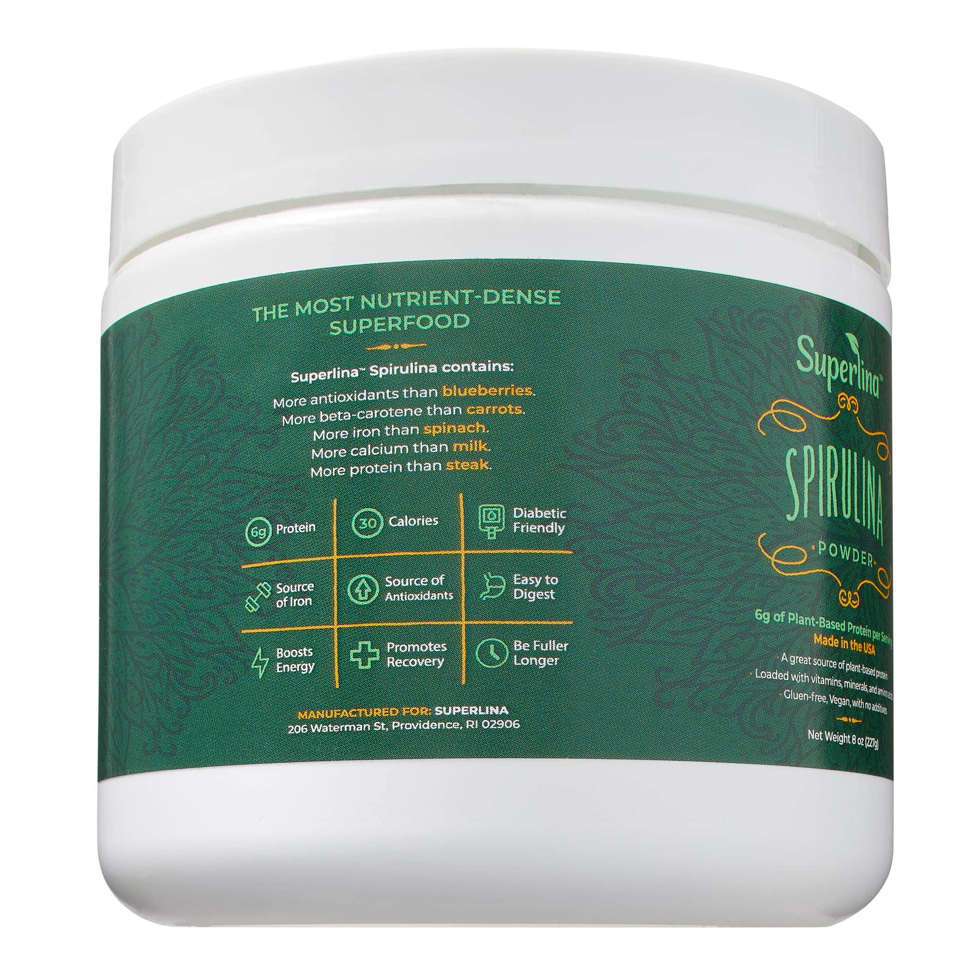 Antioxidant-rich spirulina powder benefits