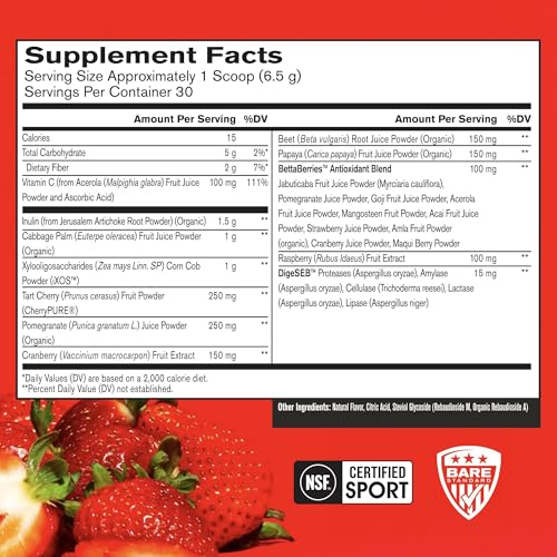 Antioxidant-rich superfood powder for health