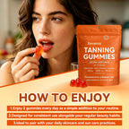 antioxidant-rich tanning gummy formula