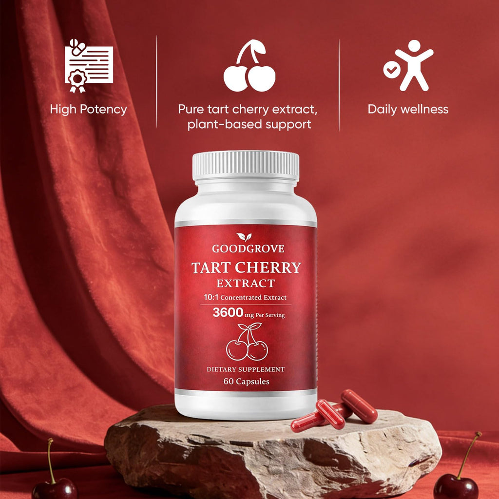 antioxidant-rich tart cherry extract