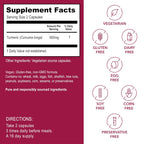 antioxidant-rich turmeric capsules for health