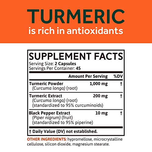 antioxidant-rich turmeric capsules for wellness
