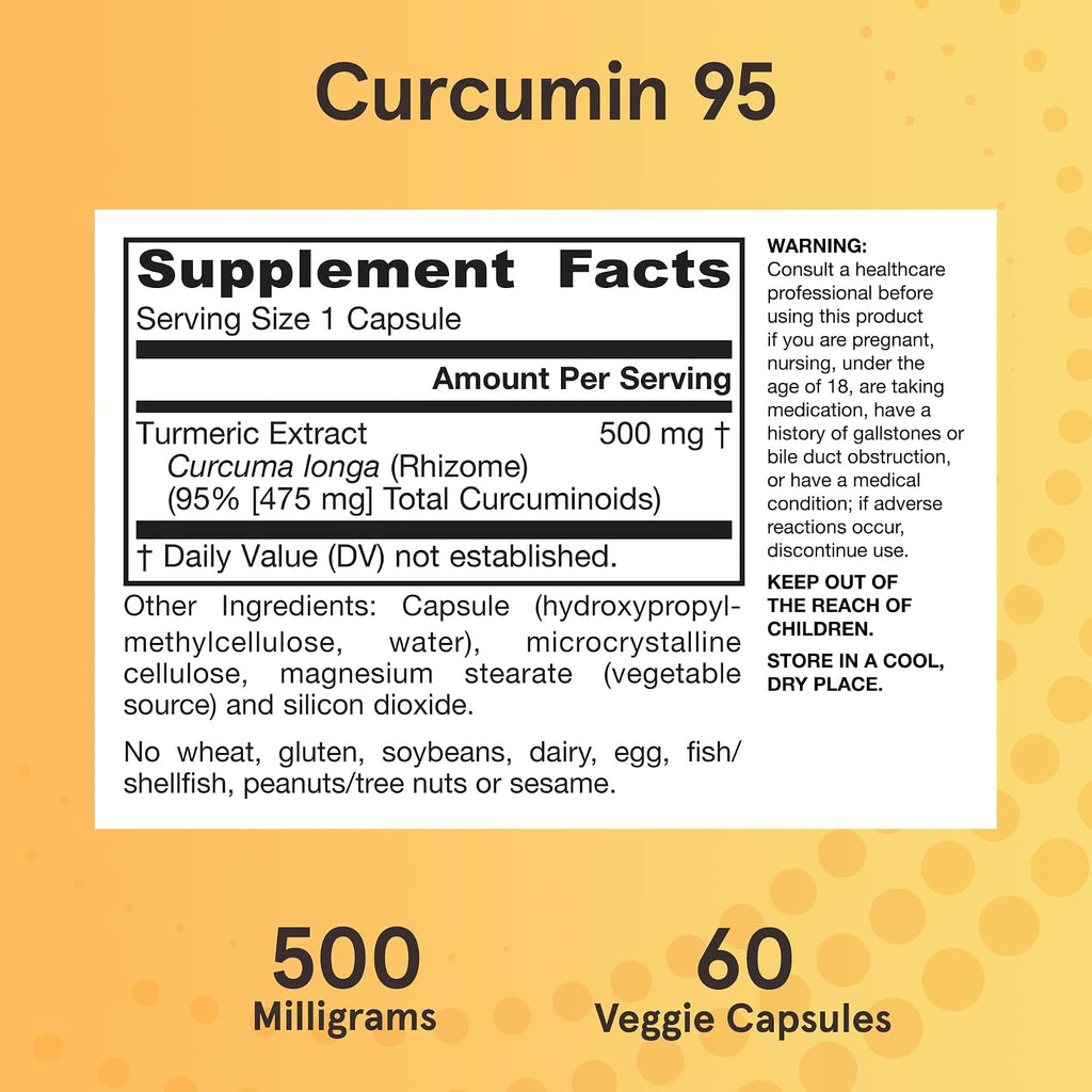 antioxidant-rich turmeric extract capsules