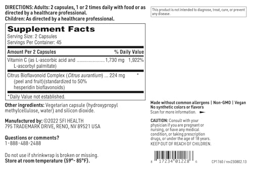 antioxidant-rich vitamin C formula