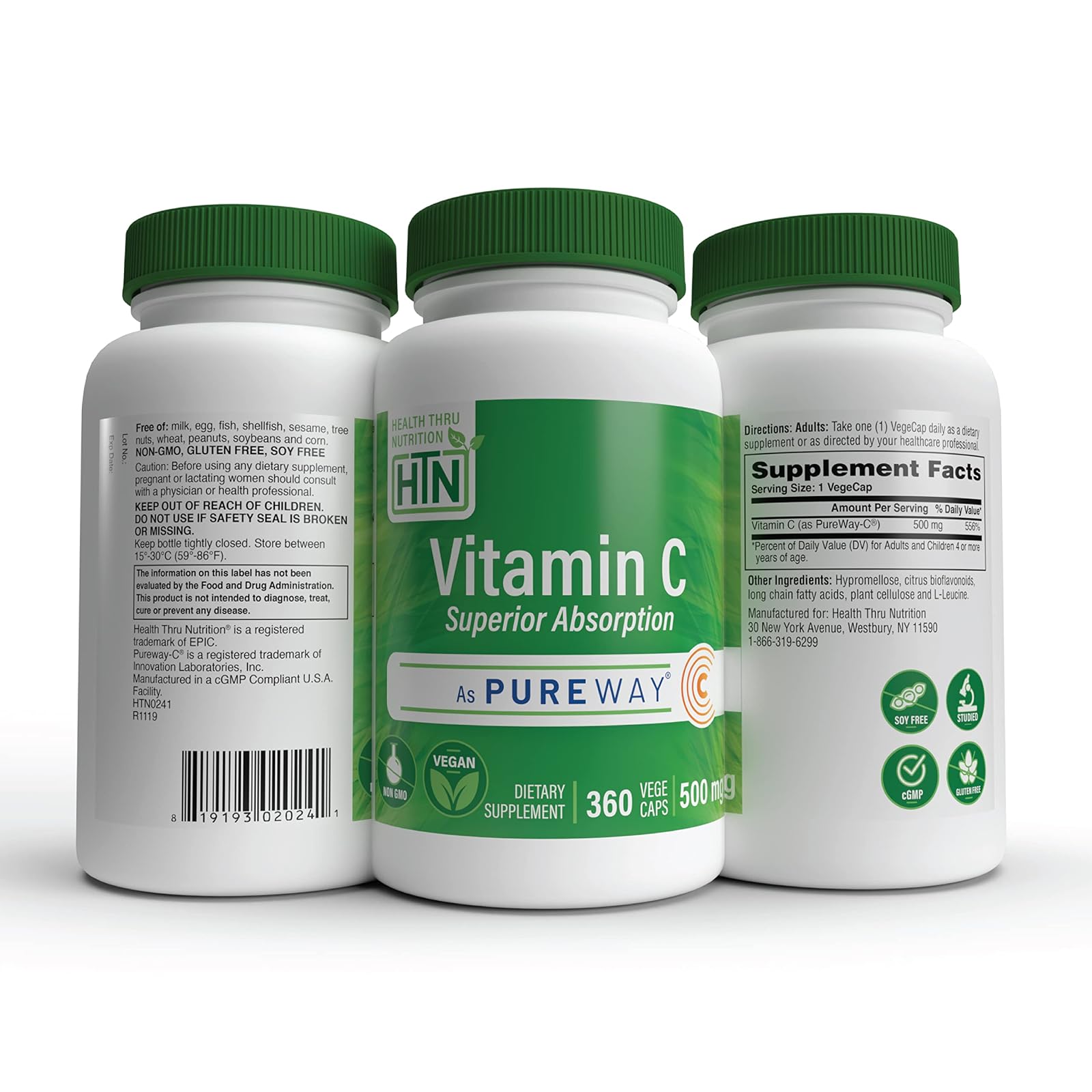 Antioxidant-rich vitamin C supplement