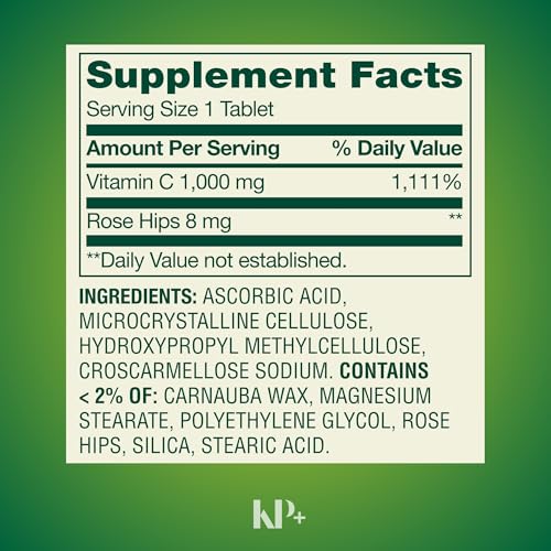 Antioxidant rich vitamin C tablets
