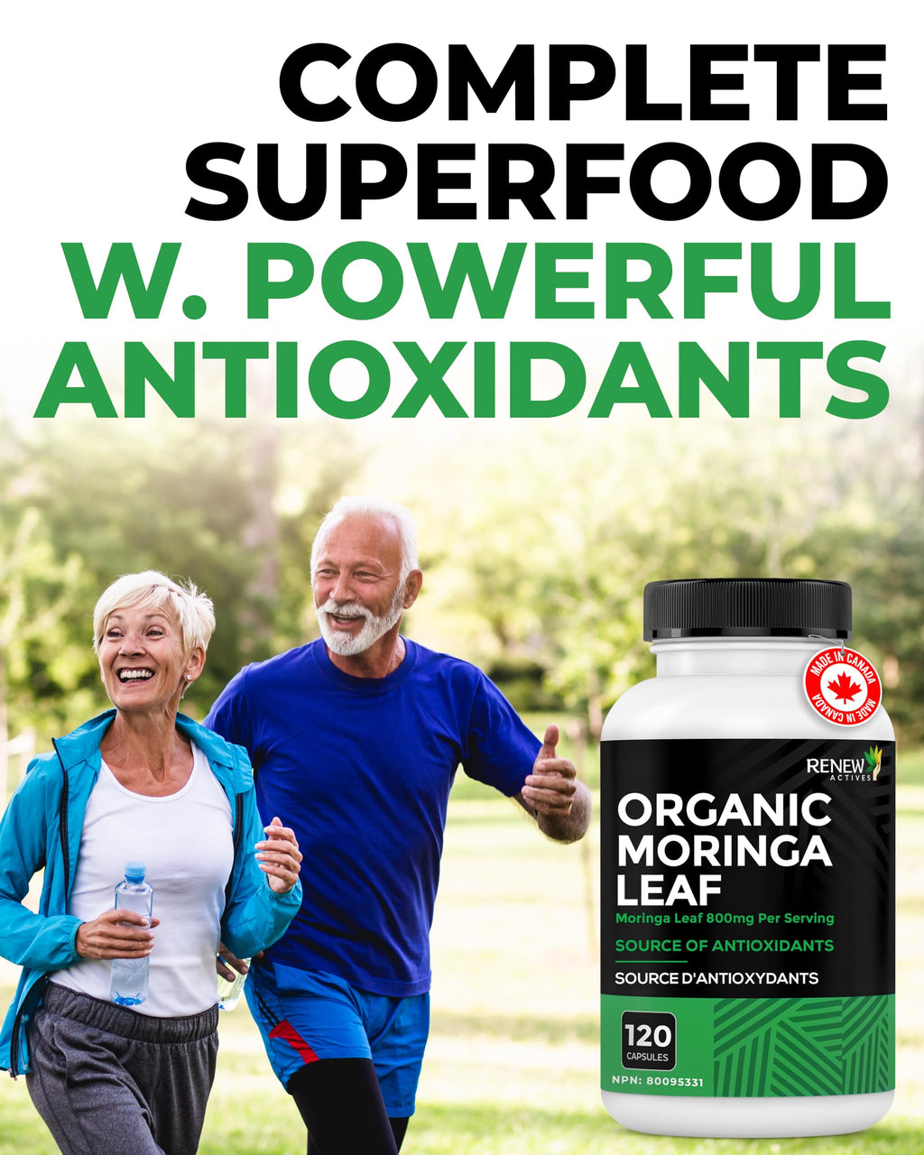 Antioxidant superfood moringa for wellness