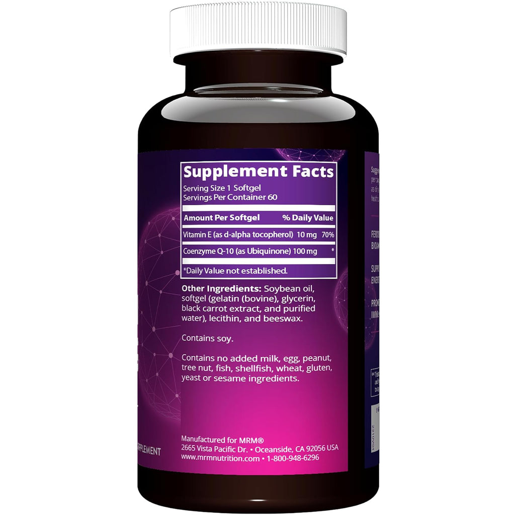 Antioxidant support from CoQ10