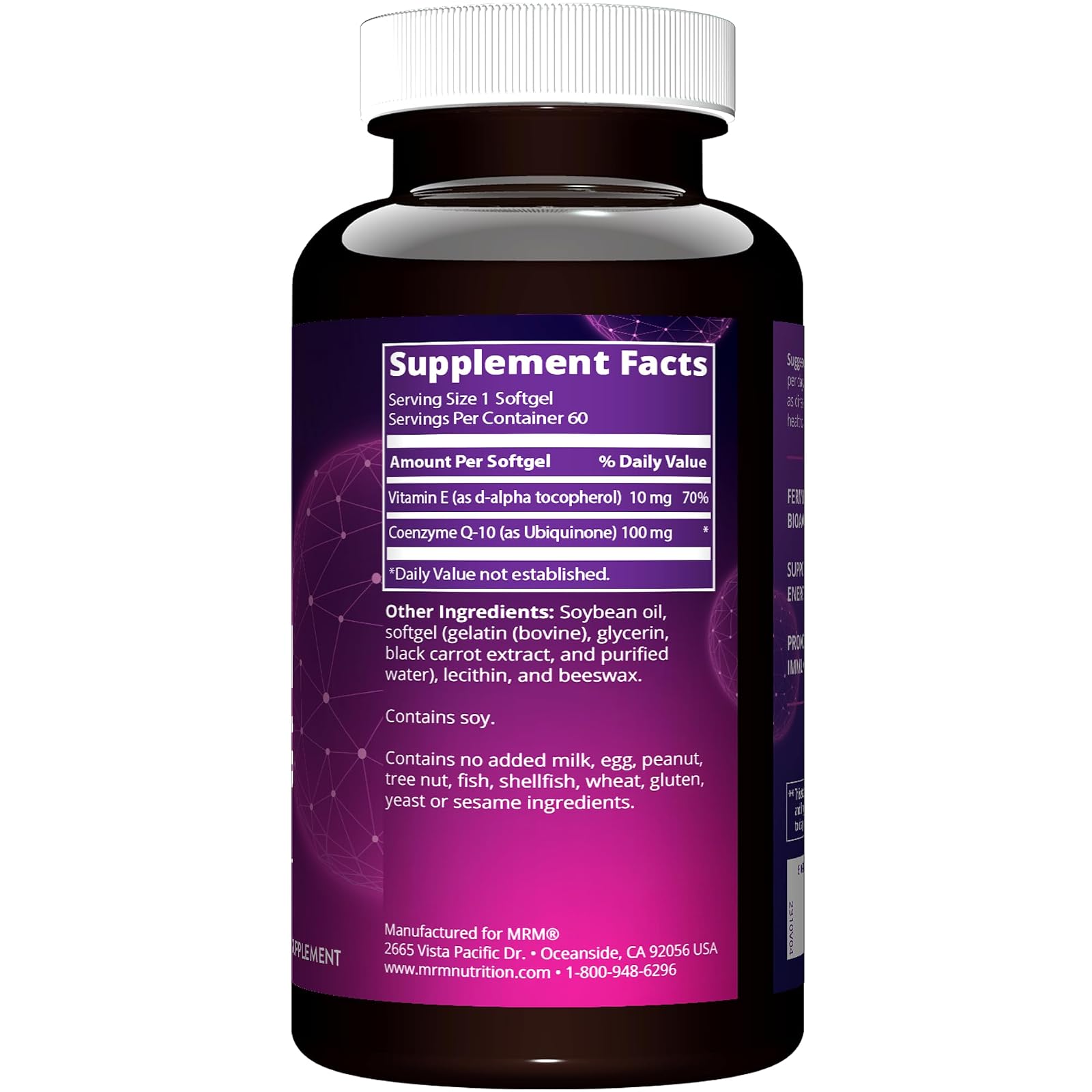 Antioxidant support from CoQ10