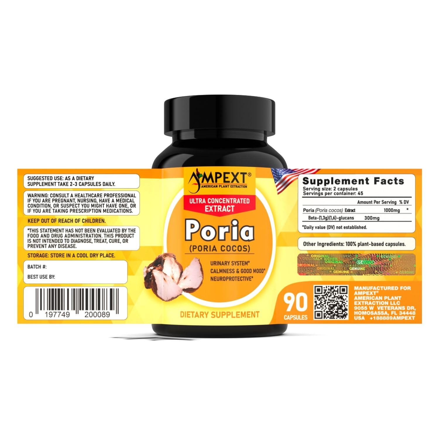 Antioxidant support from mushroom capsules