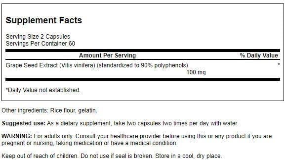 antioxidant support Grape Seed Extract