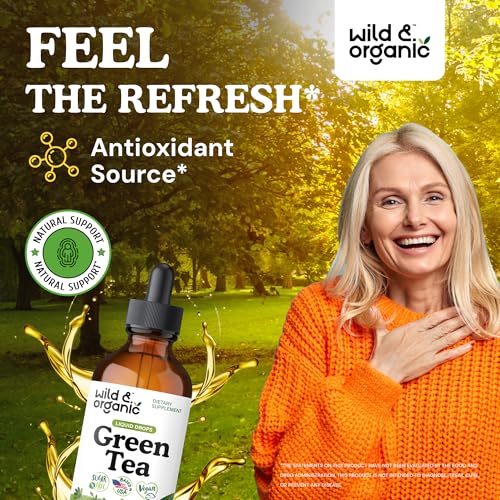 antioxidant support green tea drops