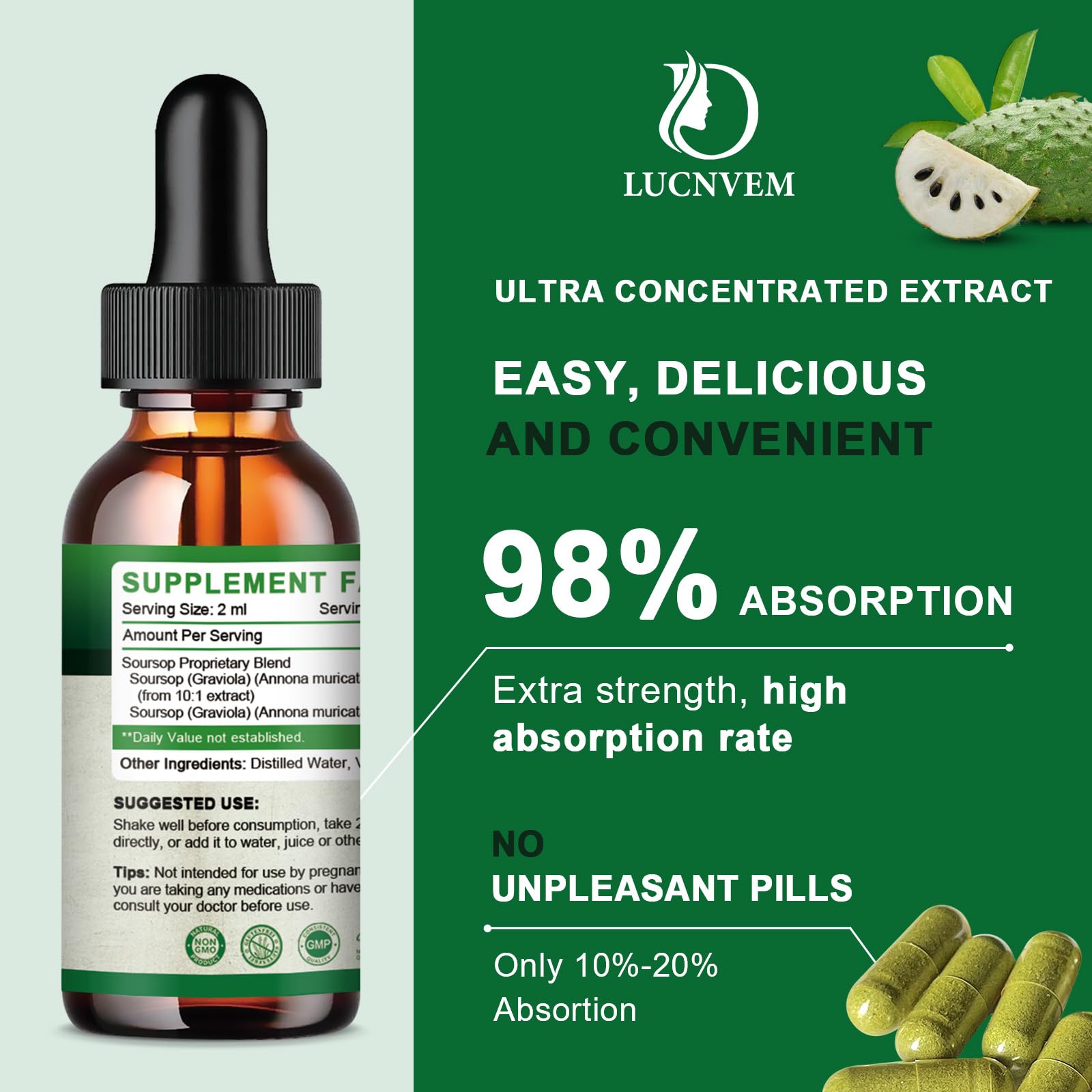 antioxidant support soursop drops
