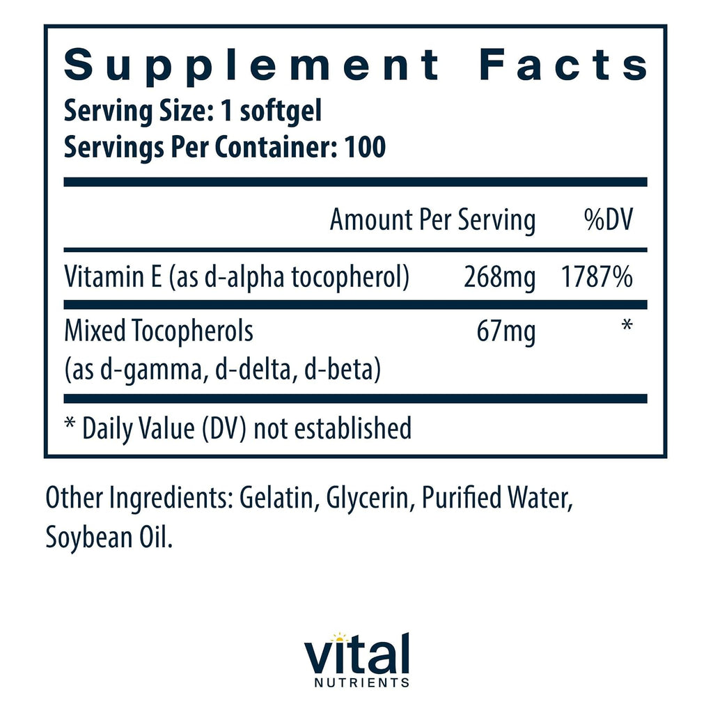 antioxidant support vitamin e 400 iu