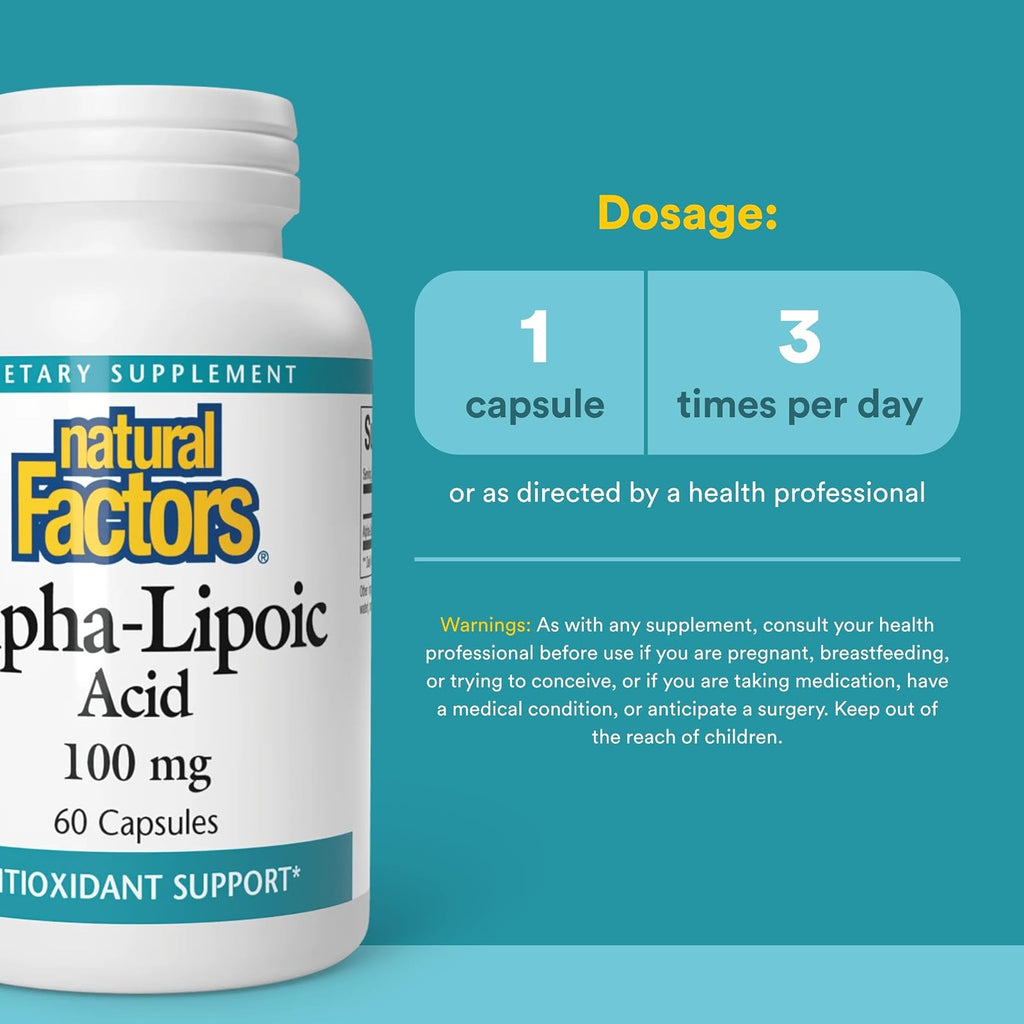 Antioxidant support with Alpha-Lipoic Acid