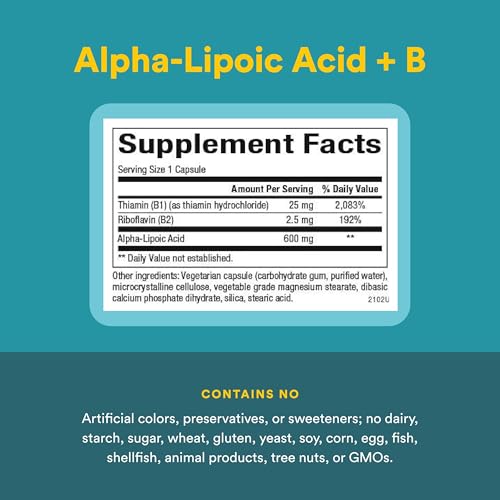 Antioxidant support with Alpha-Lipoic Acid