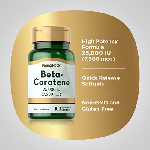 Antioxidant support with Beta Carotene