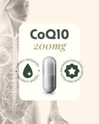 Antioxidant support with CoQ10 capsules