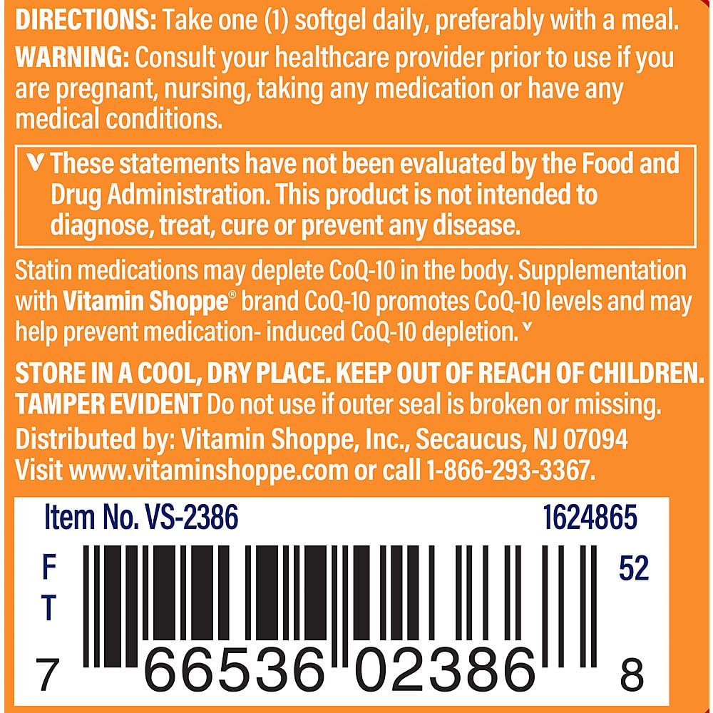 Antioxidant support with CoQ10 softgels