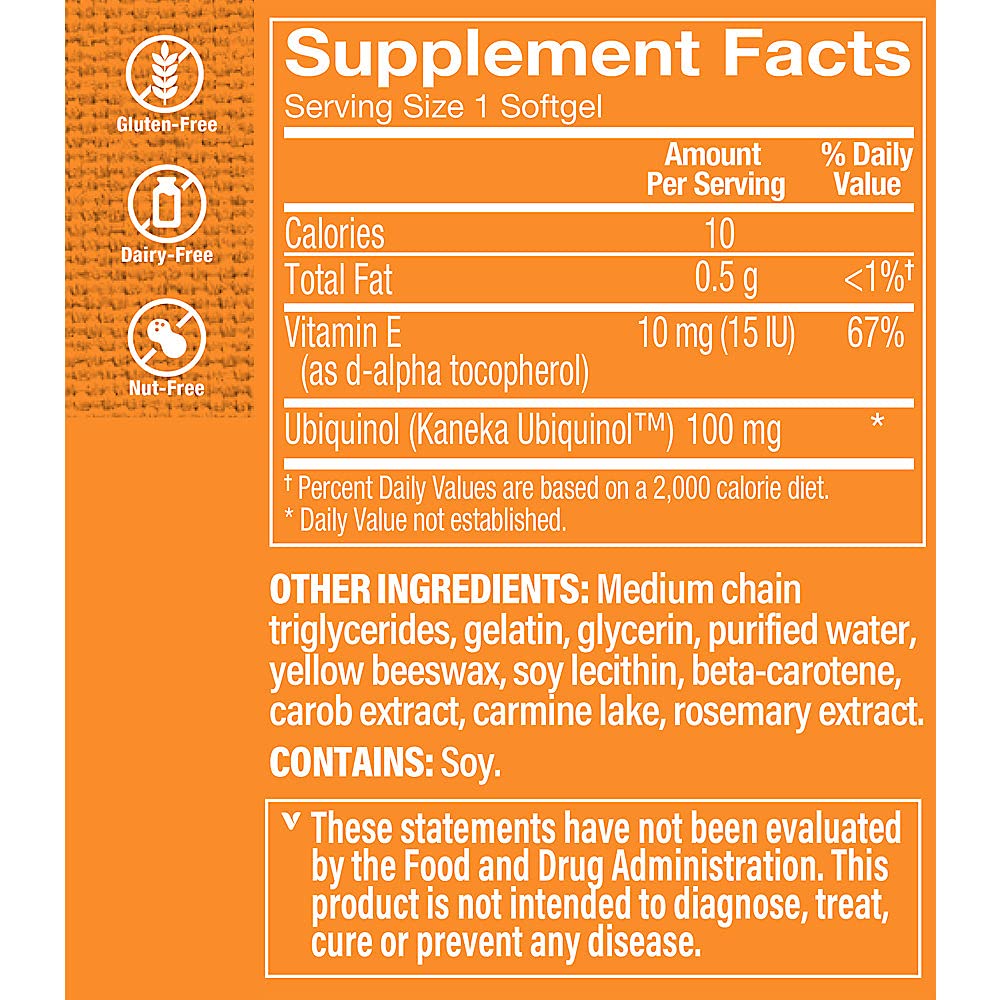 antioxidant support with coq10 ubiquinol