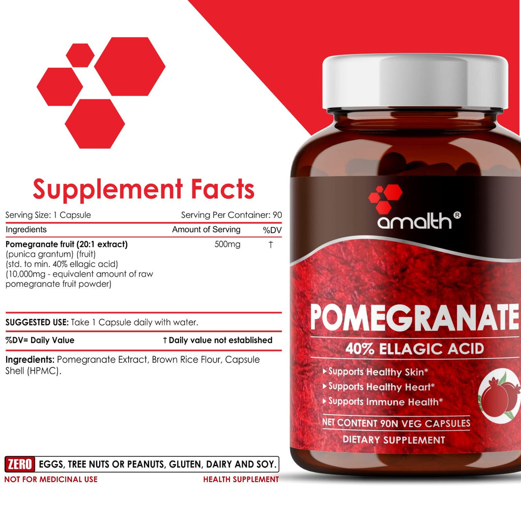 antioxidant support with ellagic acid