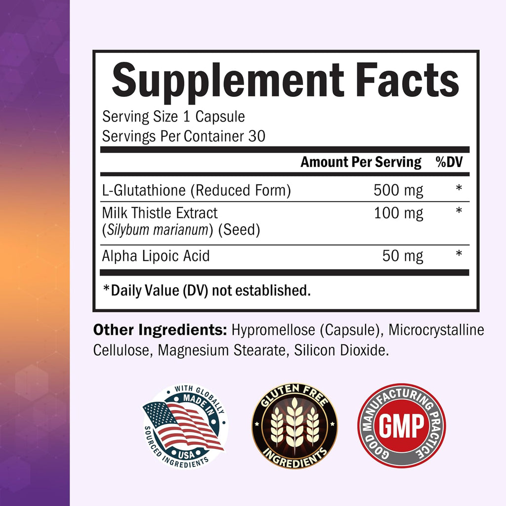 antioxidant support with glutathione