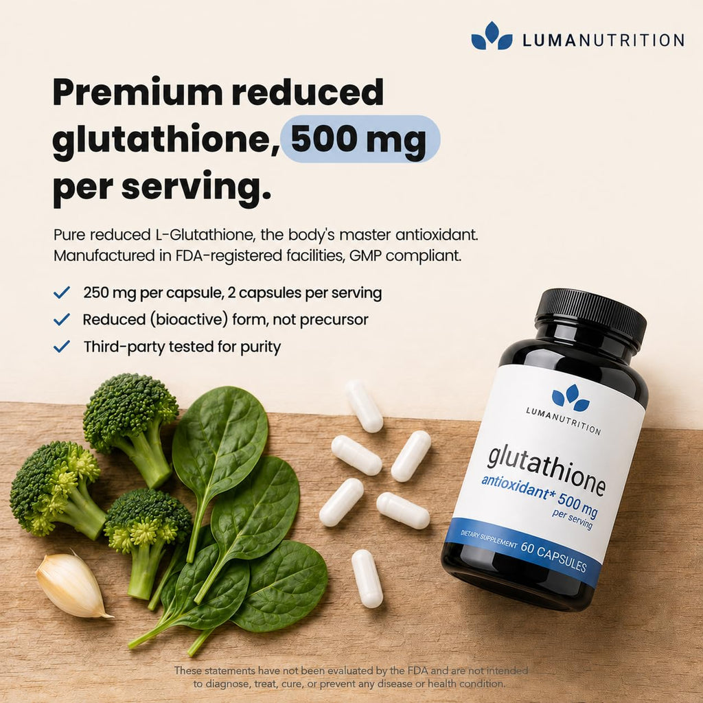 antioxidant support with glutathione