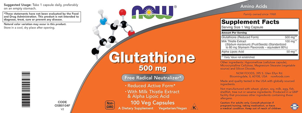 Antioxidant support with glutathione