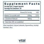 Antioxidant support with glutathione