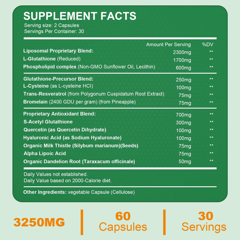 antioxidant support with glutathione