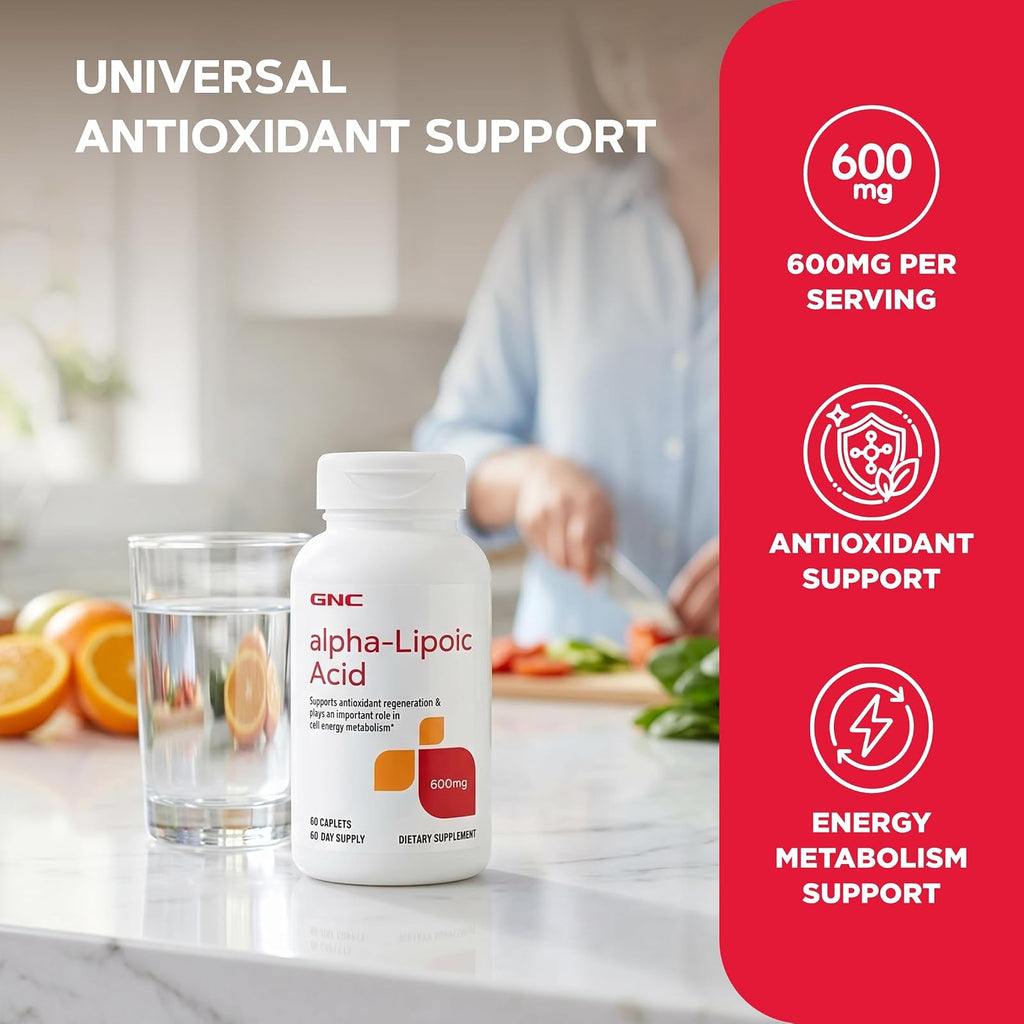 Antioxidant support with GNC capsules