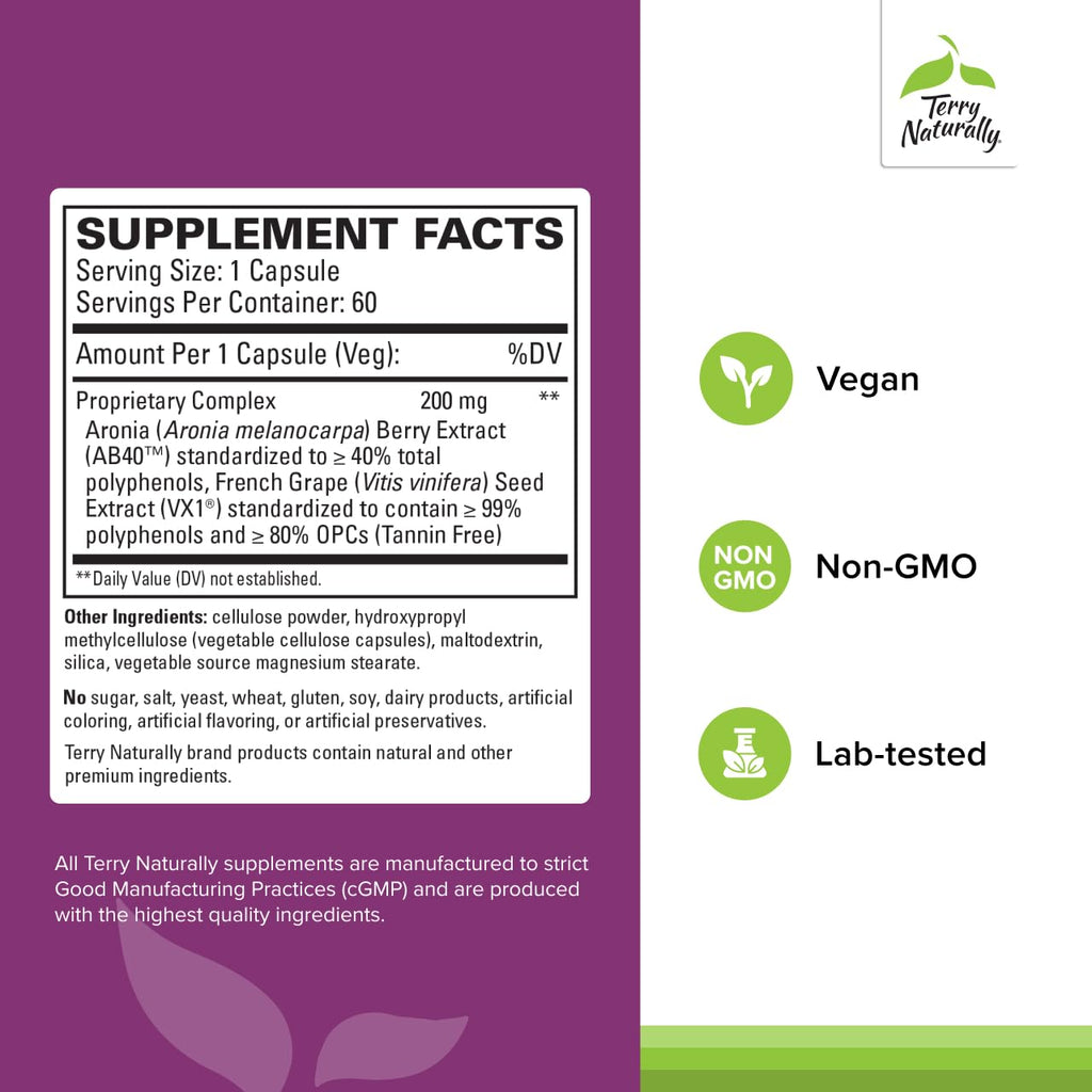 Antioxidant support with grape seed extract