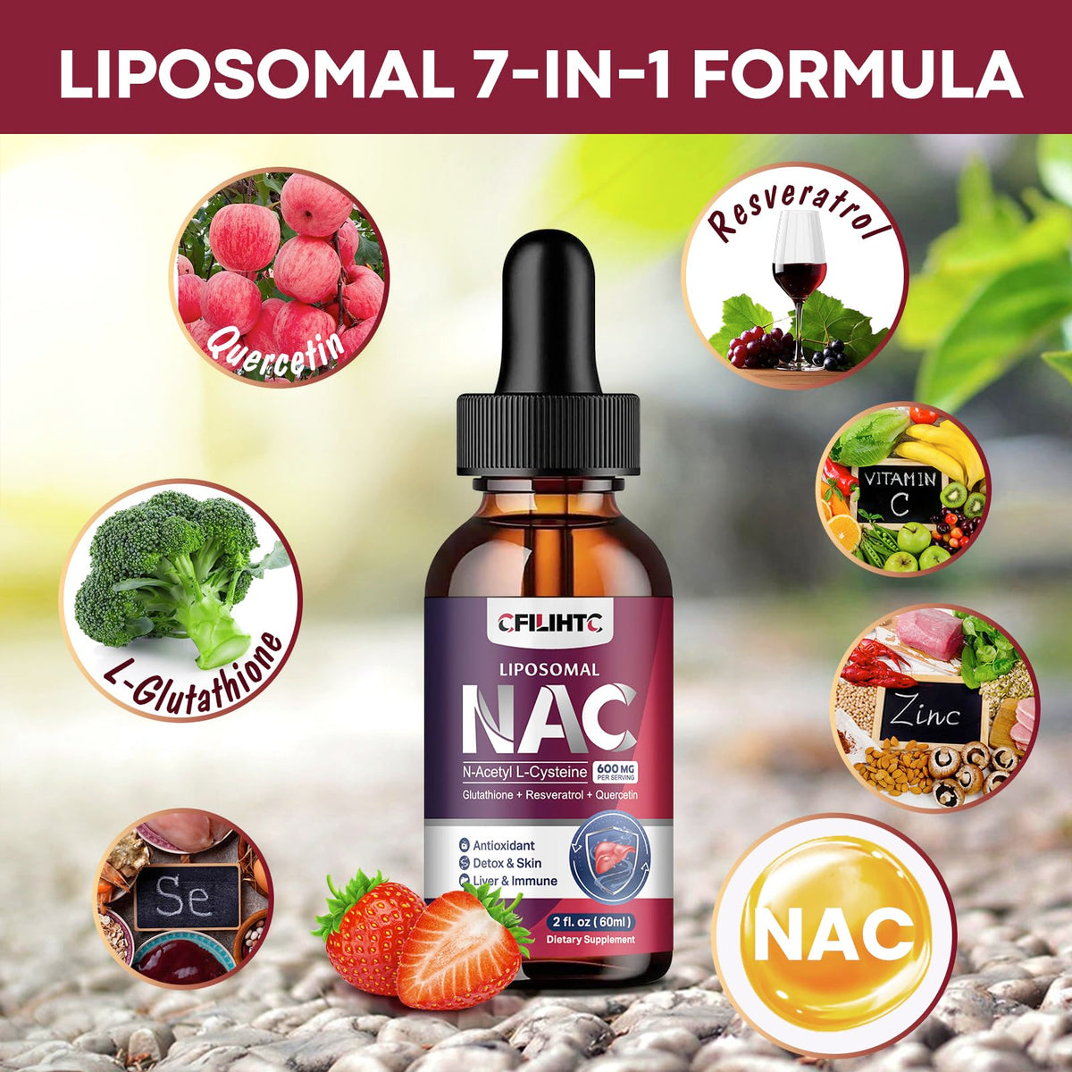 Antioxidant support with Liposomal NAC