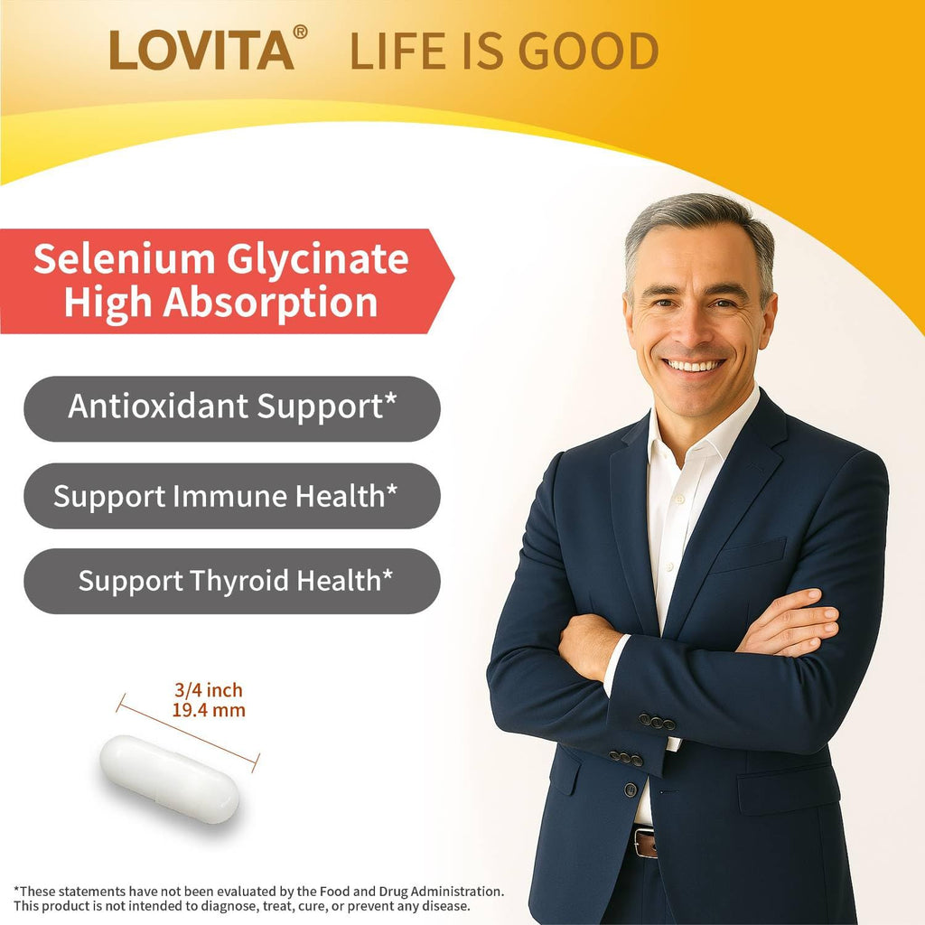 antioxidant support with LOVITA selenium