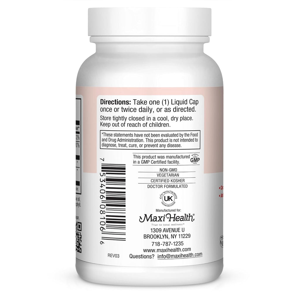 antioxidant support with Maxi Health vitamin E