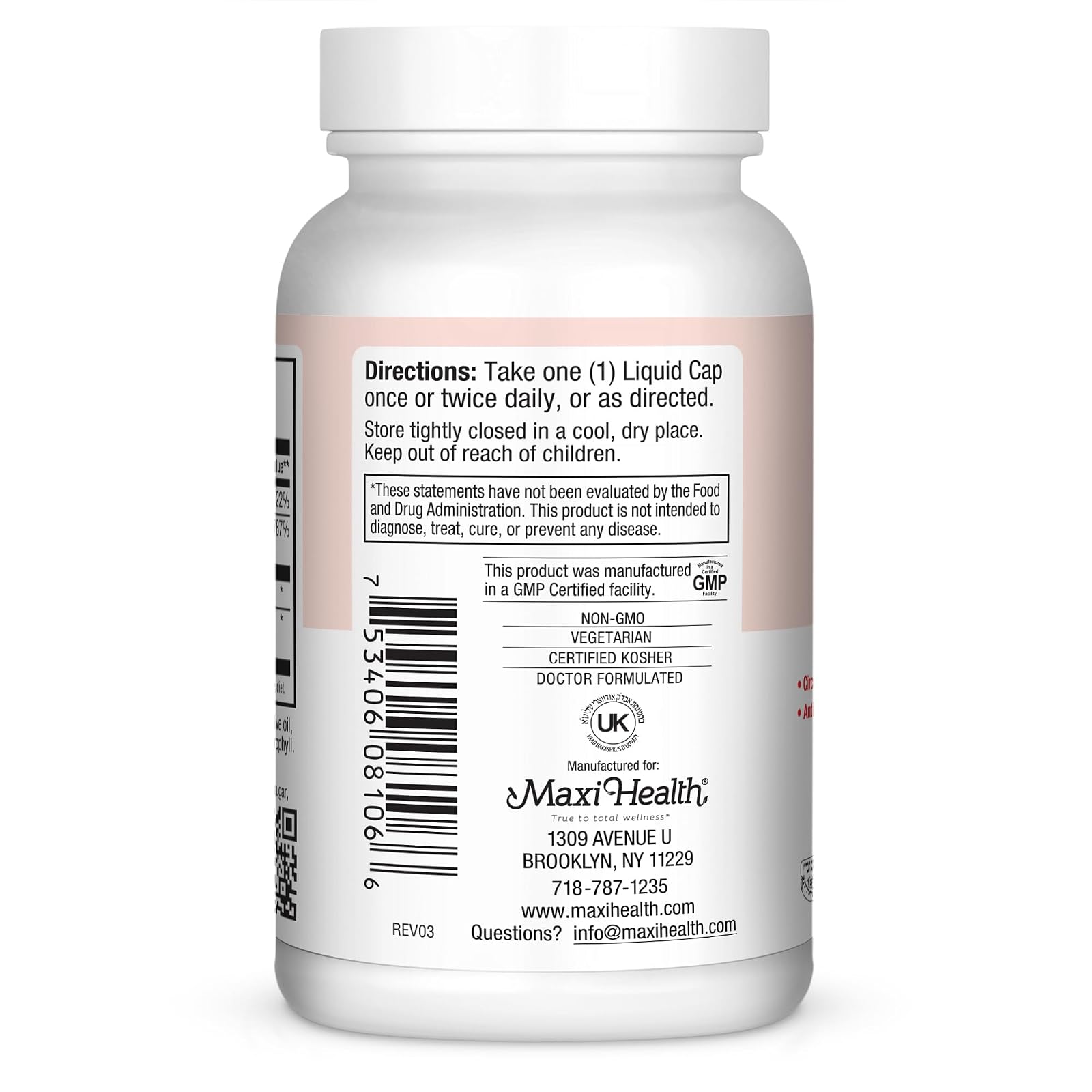 antioxidant support with Maxi Health vitamin E