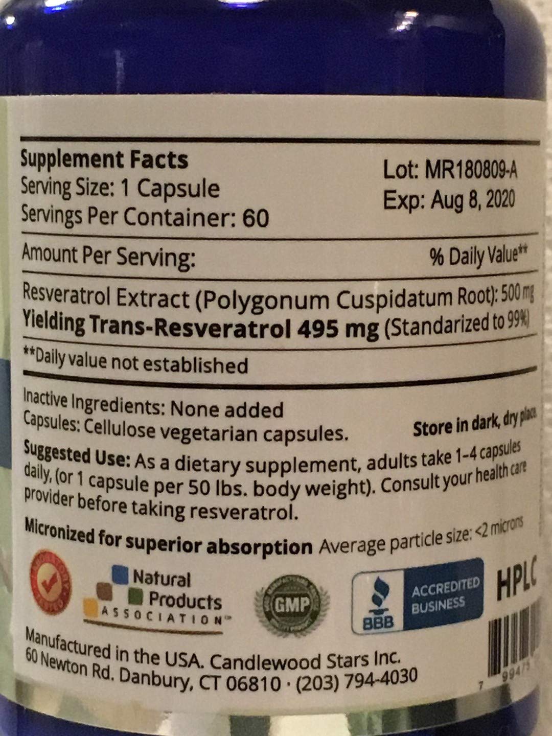Antioxidant support with Mega Resveratrol