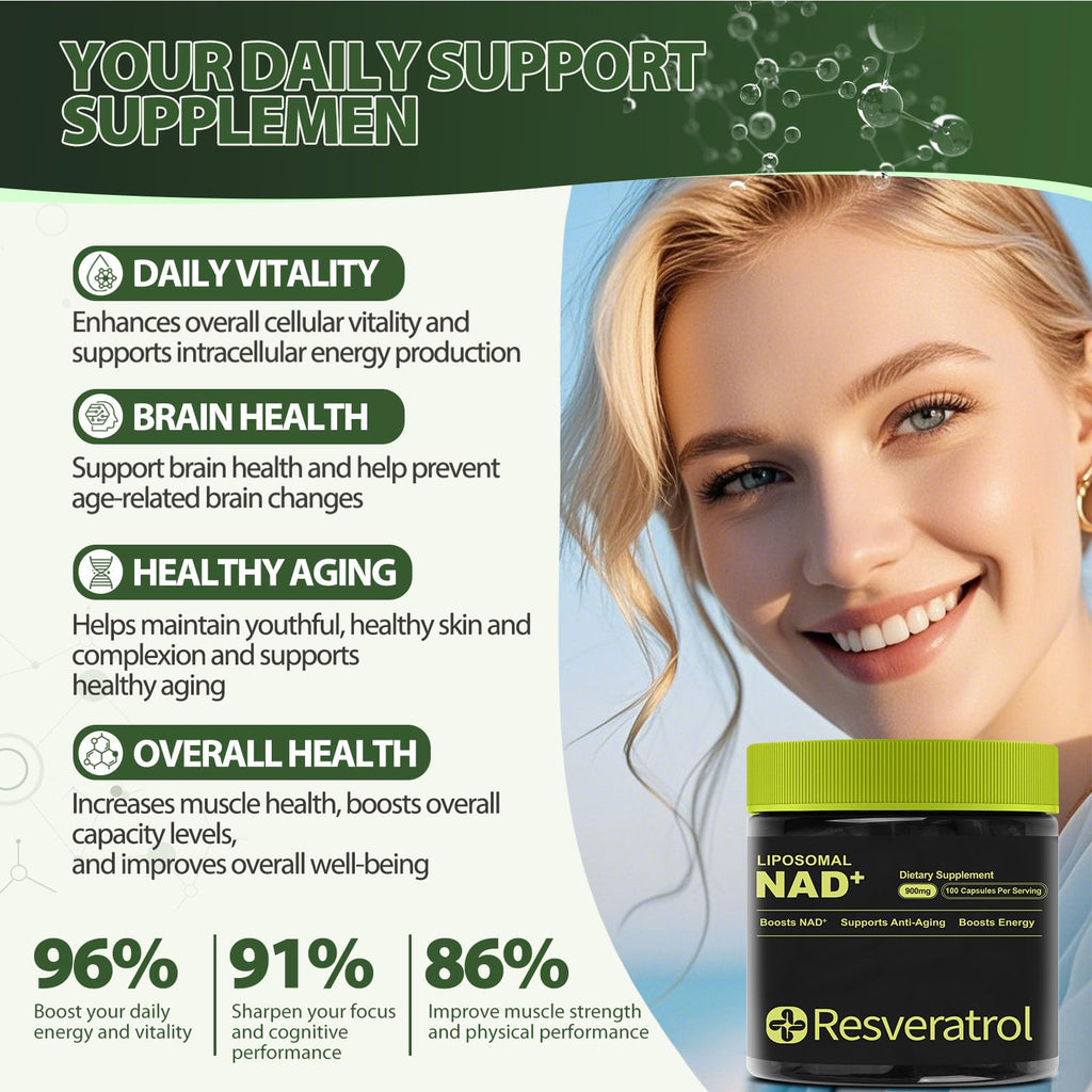 Antioxidant support with NAD+ supplement