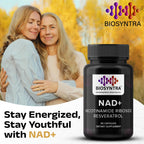 Antioxidant support with NAD+ supplement
