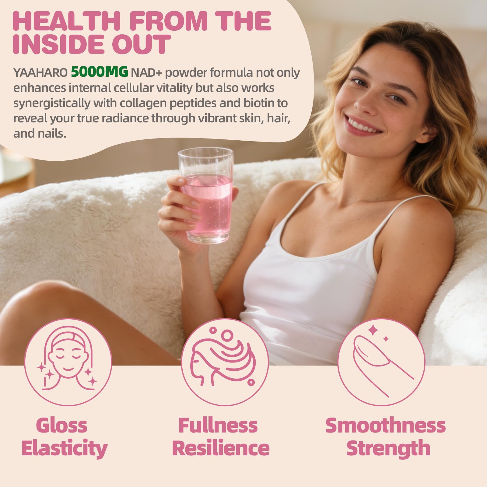 Antioxidant support with NAD+