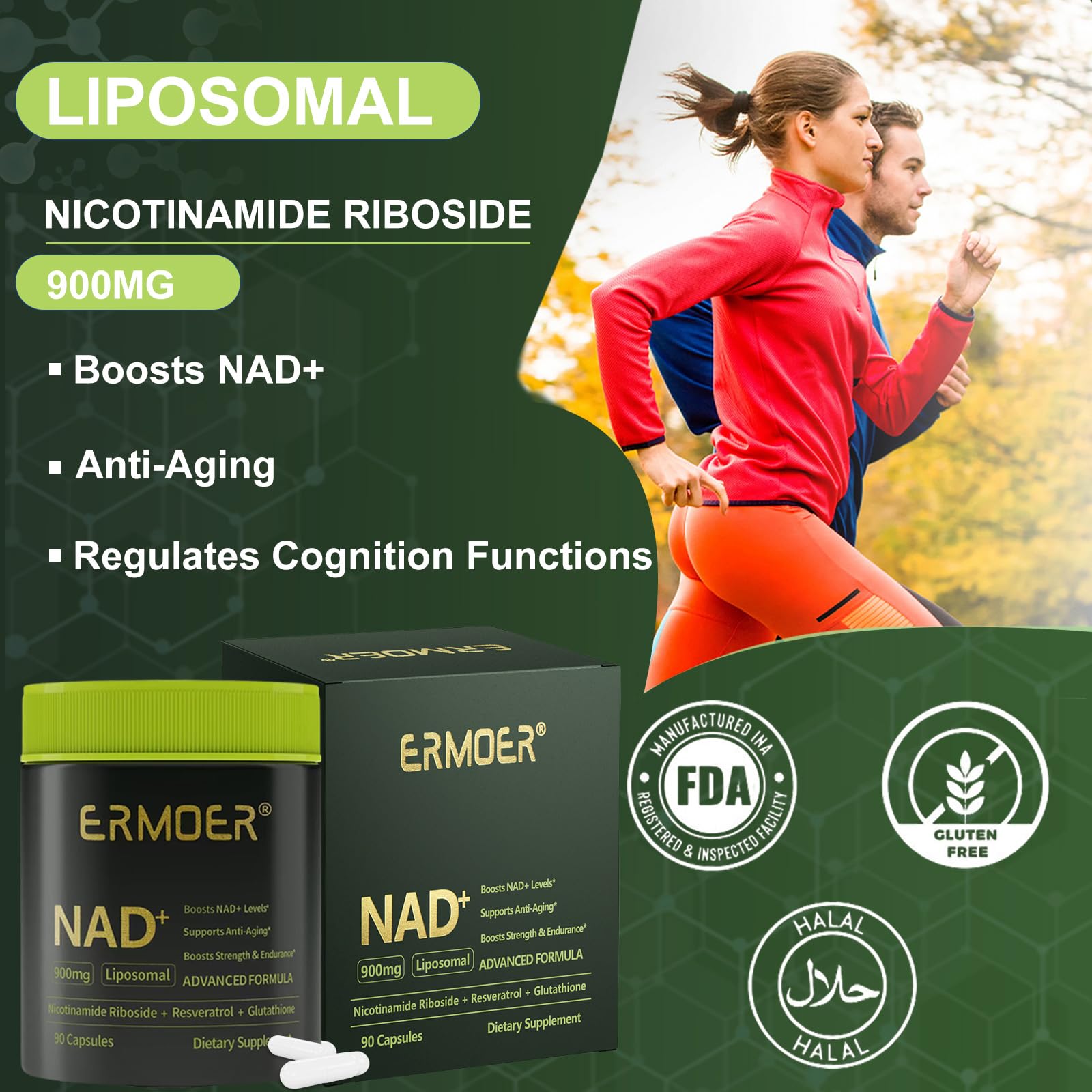 antioxidant support with Nicotinamide Riboside
