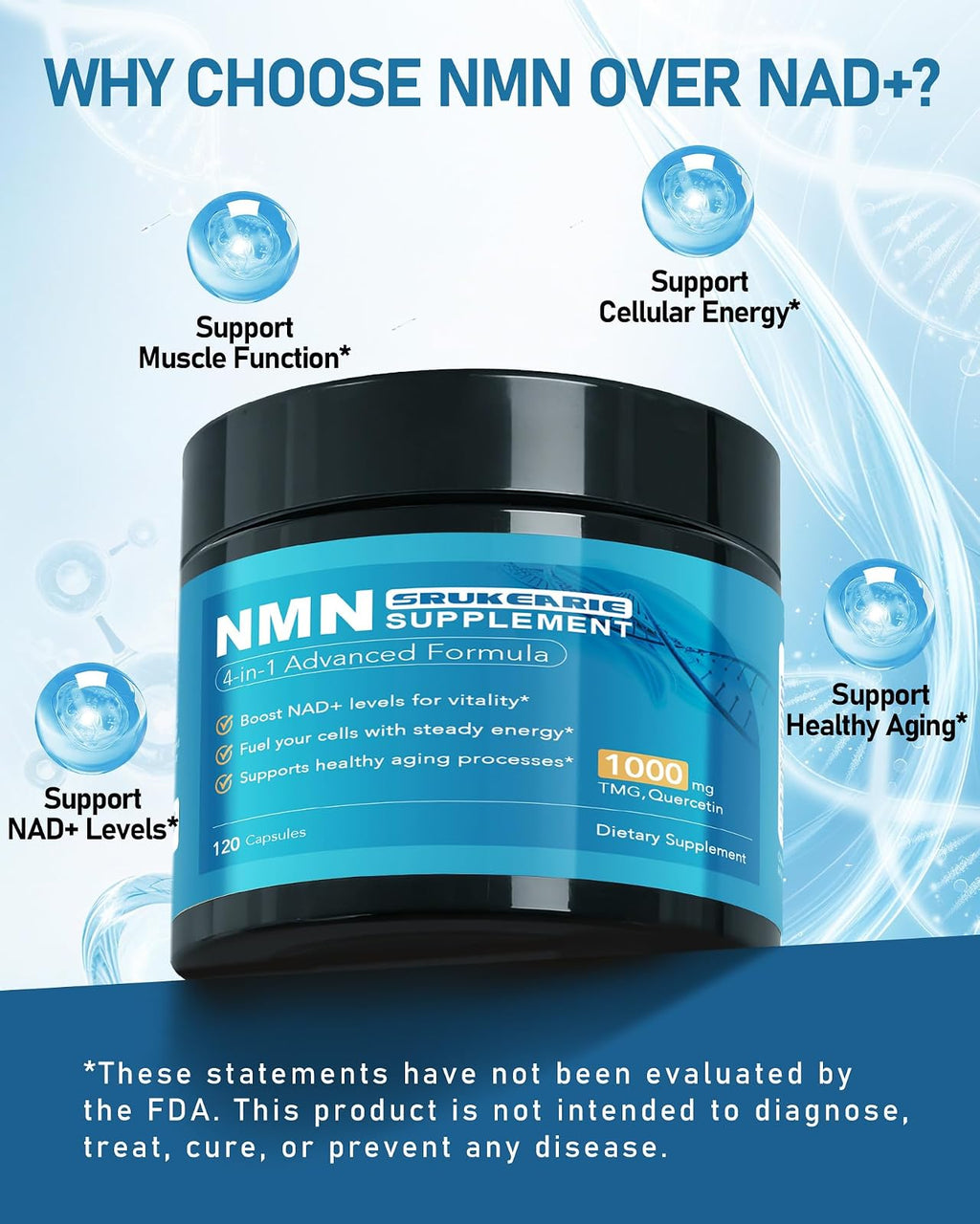 Antioxidant support with NMN
