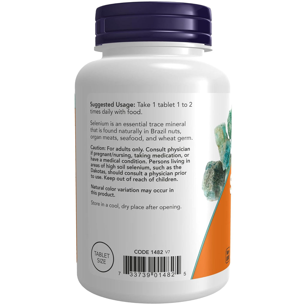 Antioxidant support with NOW selenium tablets
