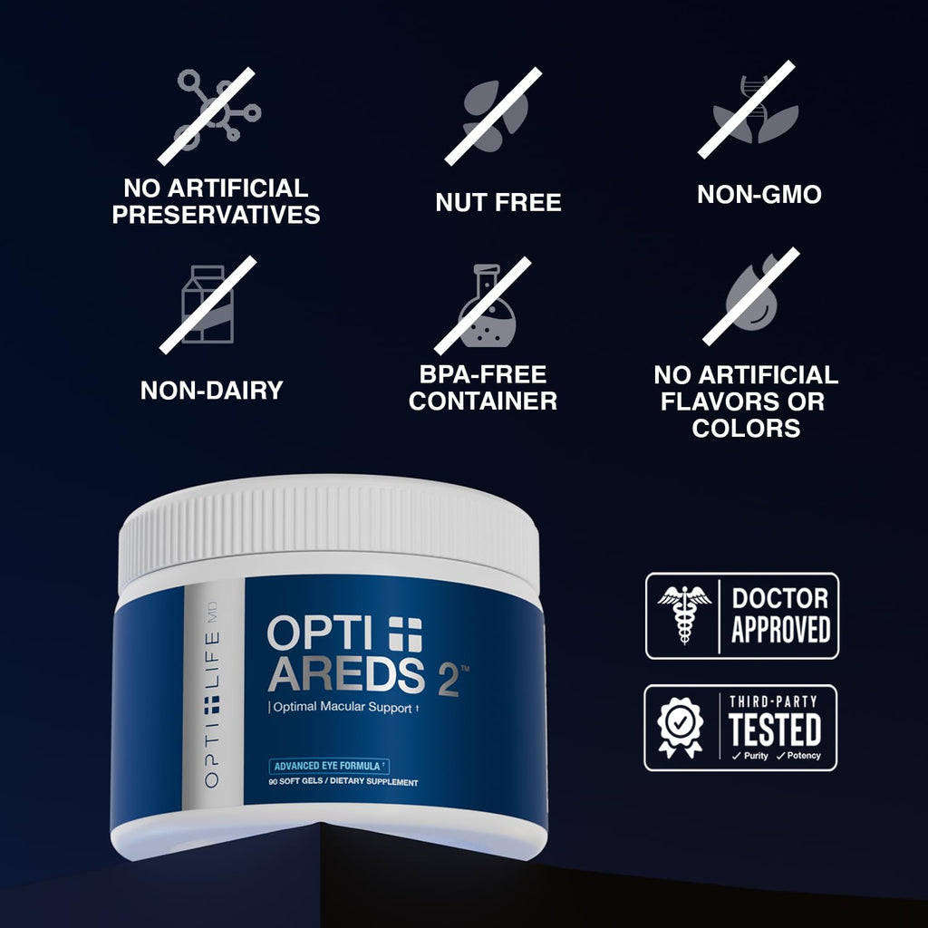 Antioxidant support with Opti eye vitamins