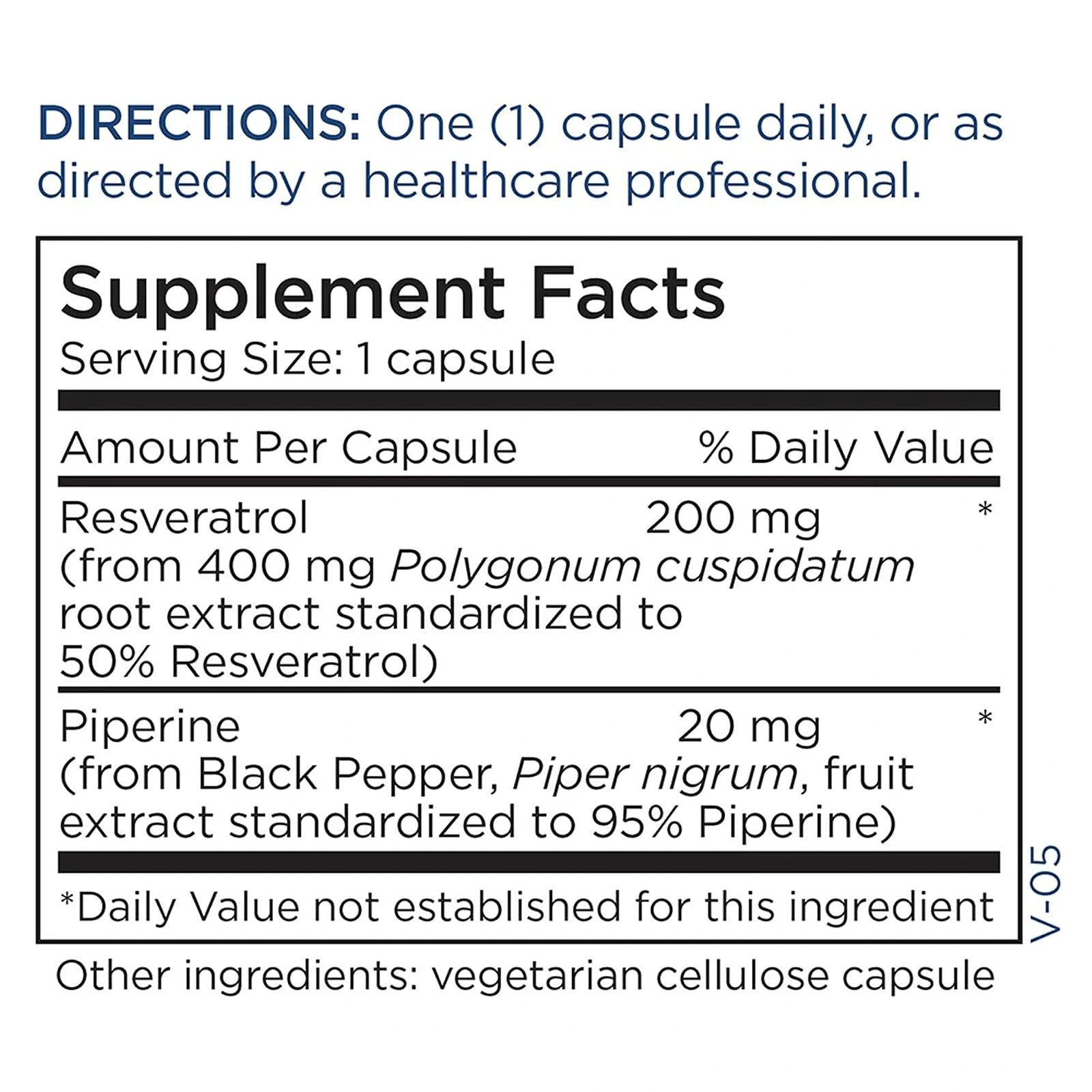 Antioxidant support with Piperine
